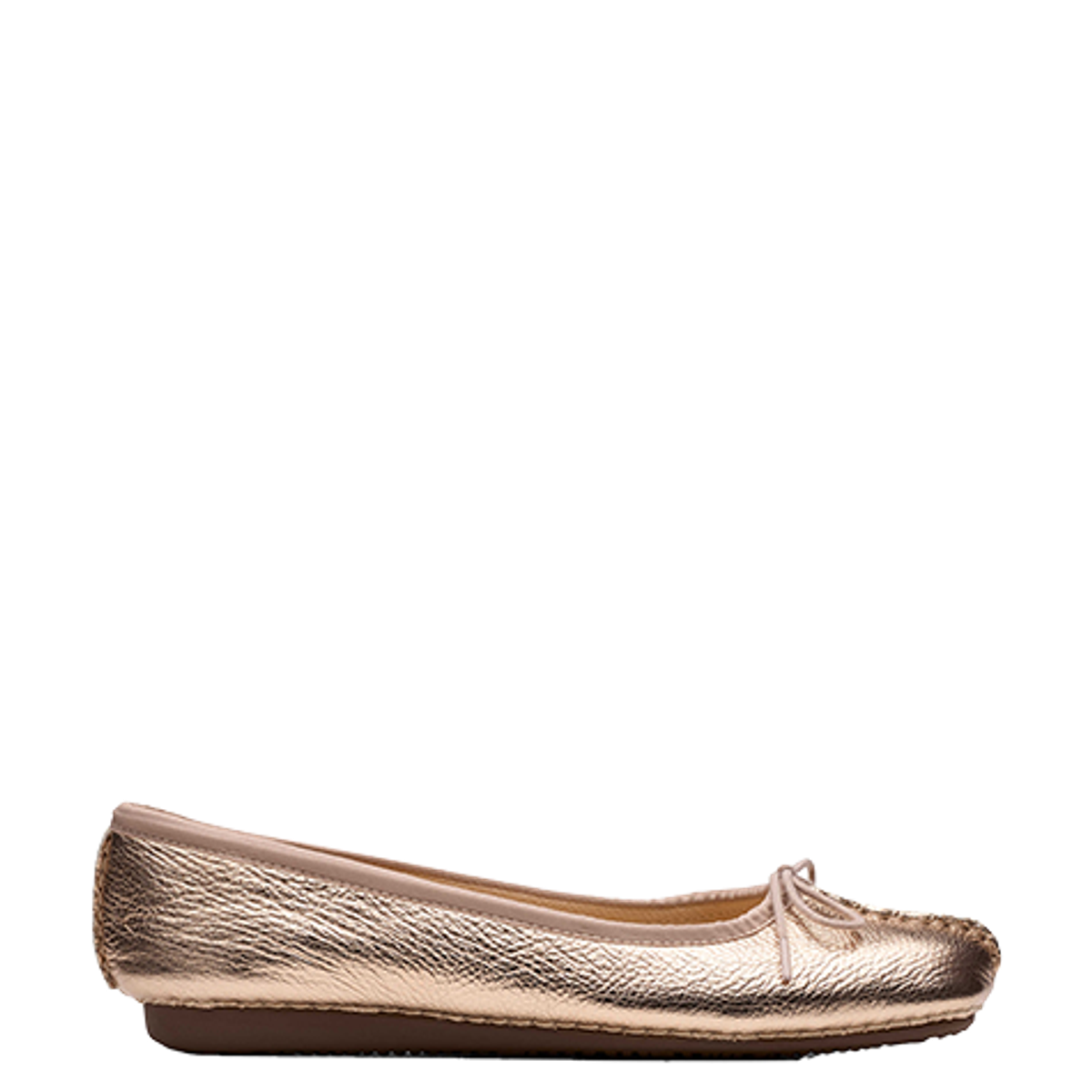 Clarks Freckle Ice 26181353 4 Ballerina in gold buy online